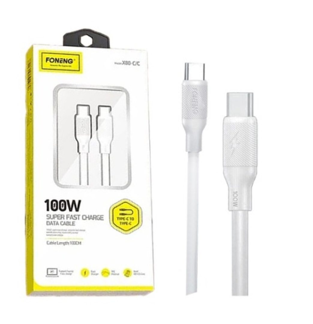 Cable USB C a USB C de 100W Foneng X80 | ProNet Tecnología