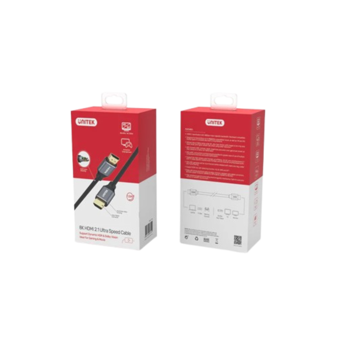 Cable HDMI Unitek C140W 8K de 5 Metros | ProNet Tecnología