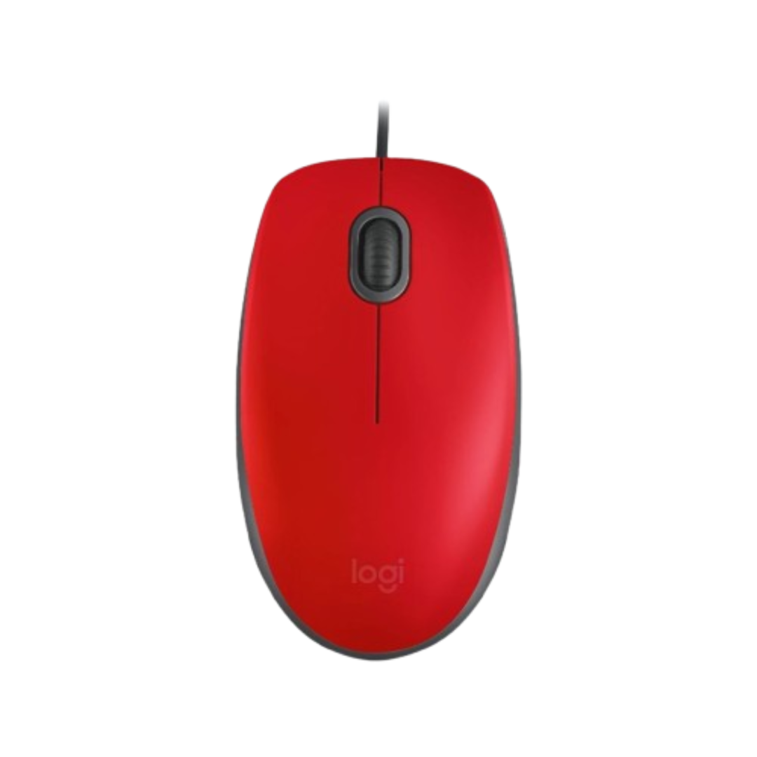 Mouse Logitech Silent M110 Rojo | ProNet Tecnología