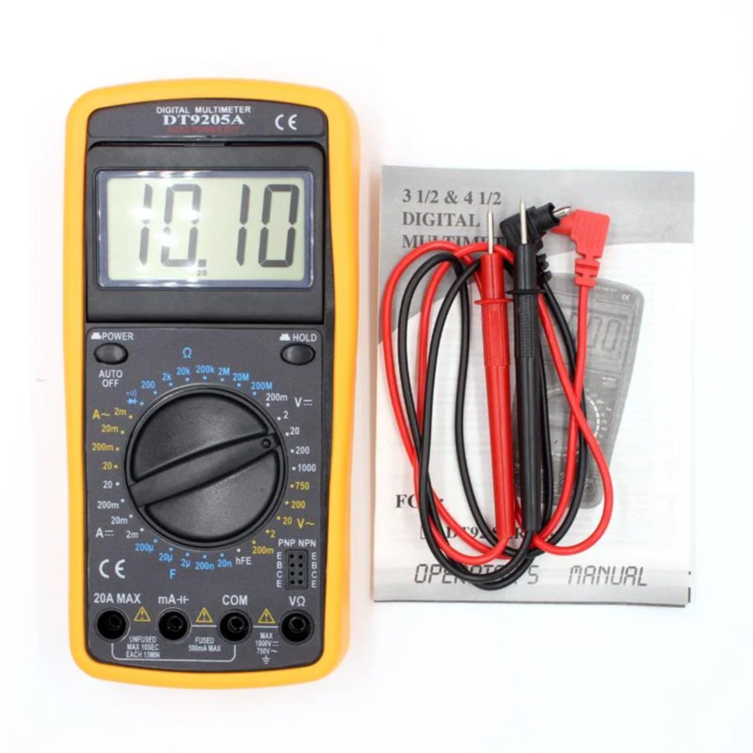 Multímetro Digital DT9205A | ProNet Tecnología