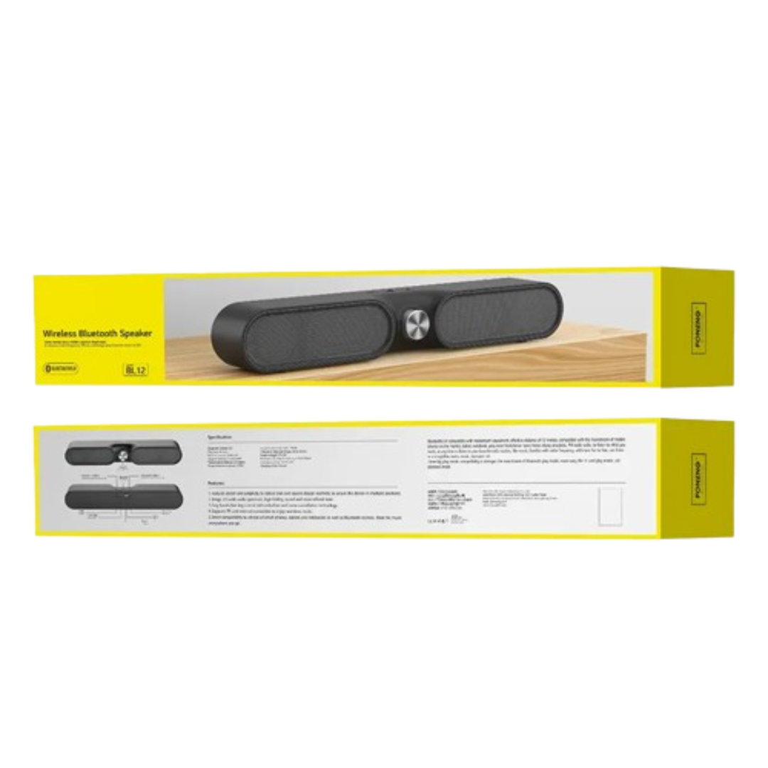 Parlante BT Foneng BL12 Gris | ProNet Tecnología