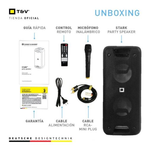 Parlante Party Speaker STARK Thonet & Vander | ProNet Tecnología