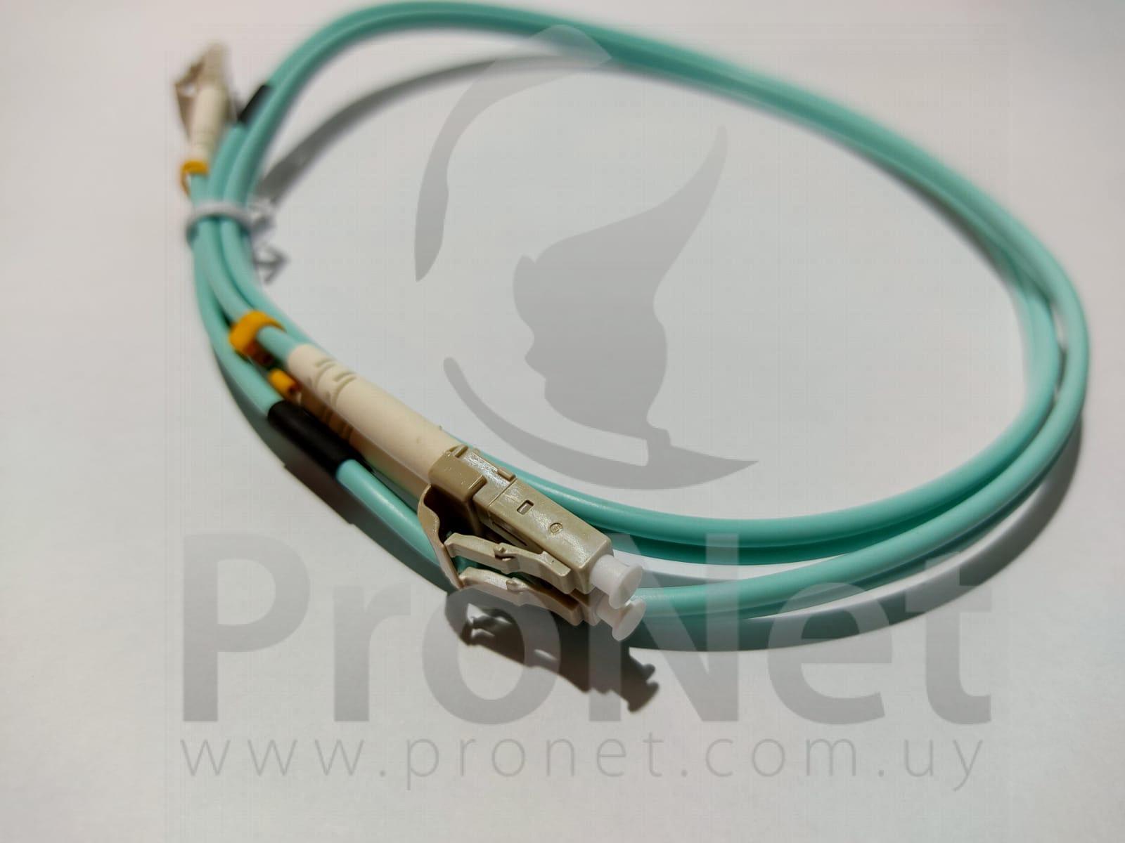 Patchcord de fibra óptica LC/LC OM3 | ProNet Tecnología