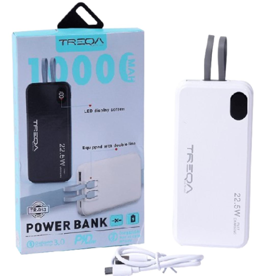 Power Bank Treqa TR-963 de 10000mAh | ProNet Tecnología