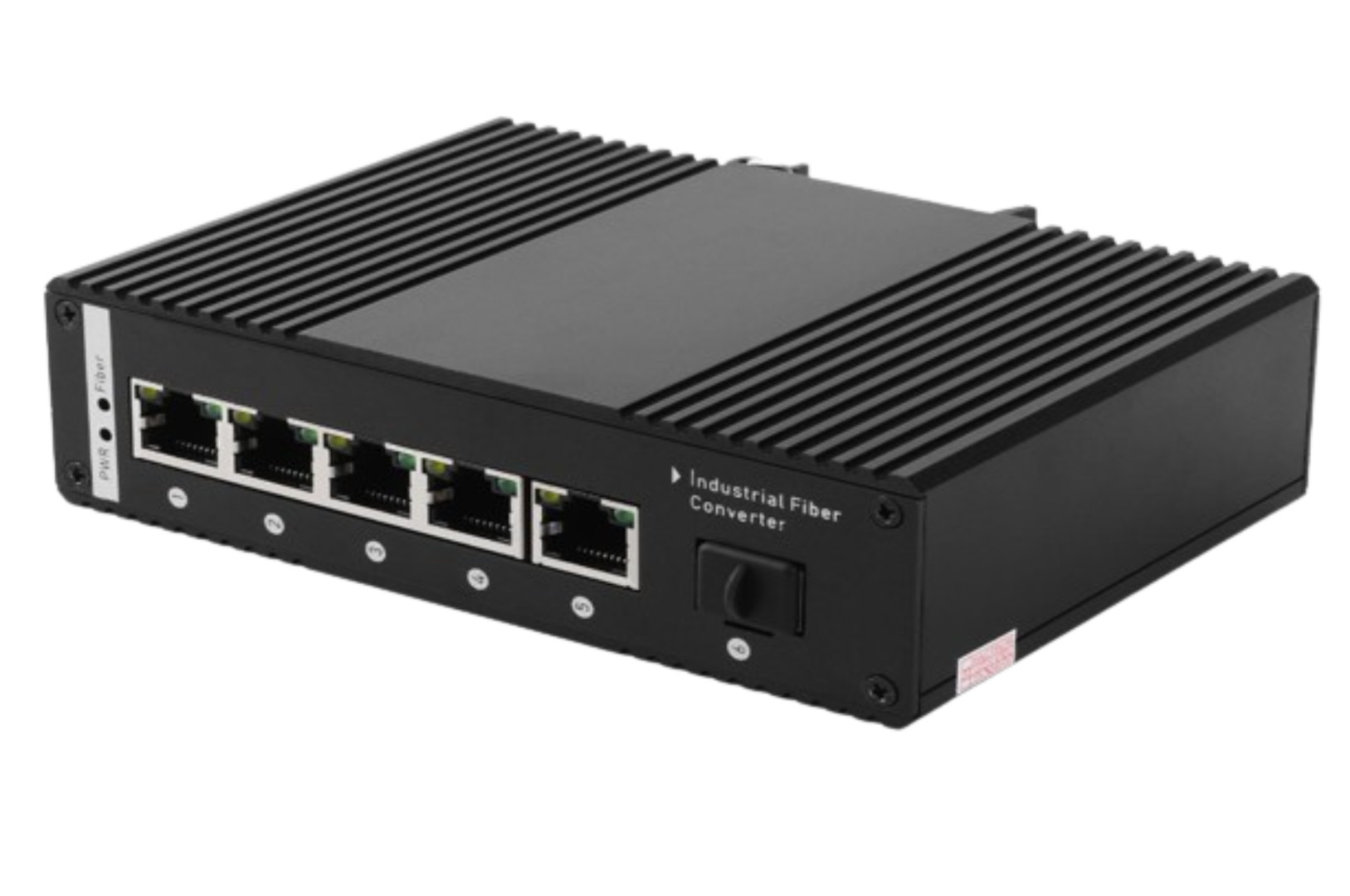 Switch Industrial Giga 4 PoE y 1 SFP con Fuente | ProNet Tecnología