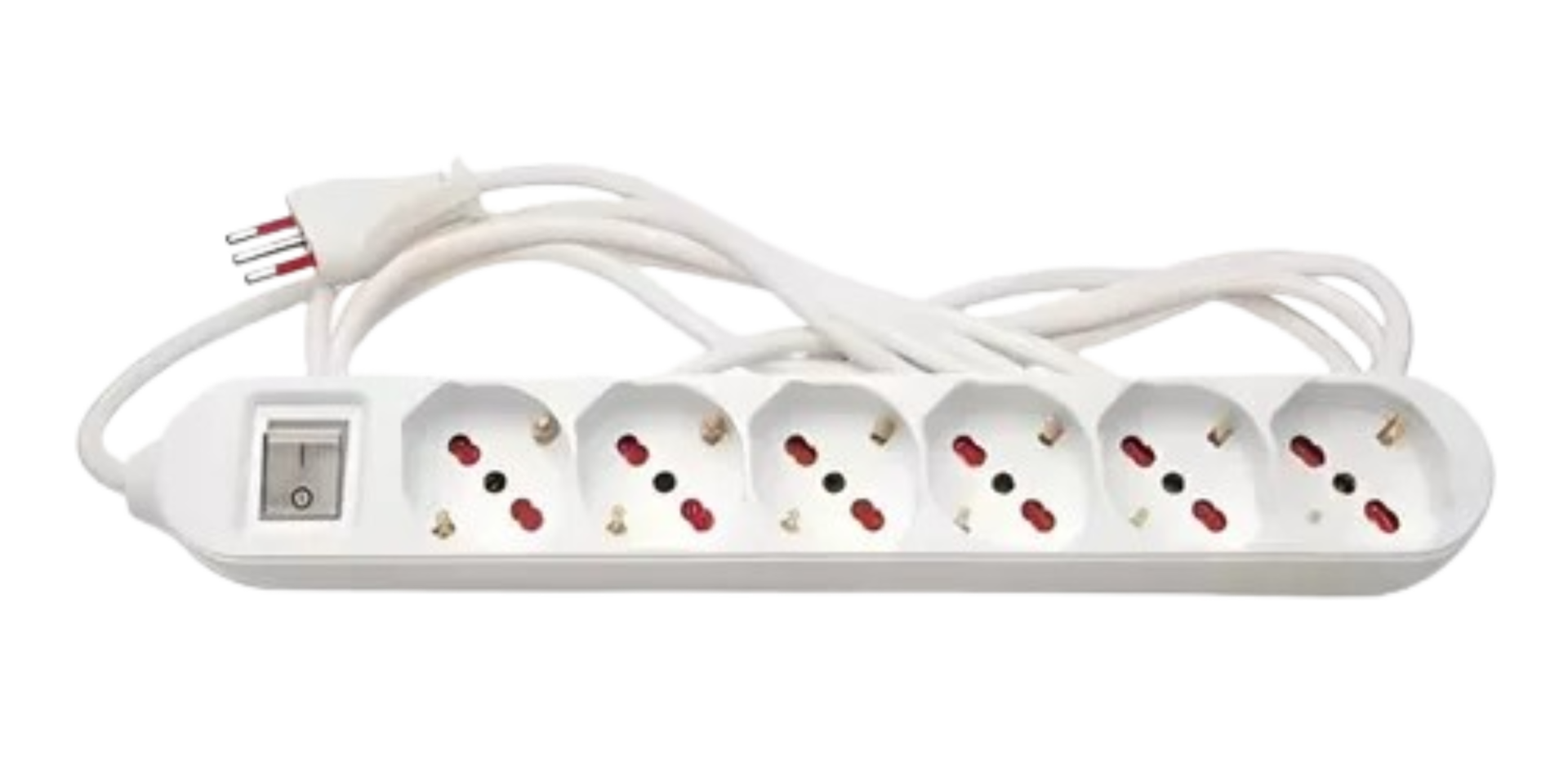 Zapatilla Schuko 6 tomas con 3 en lines Conatel | ProNet Tecnología